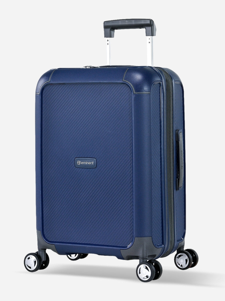 Aegis | Cabin - Expandable - Blue | 16% More Space – Eminent Luggage